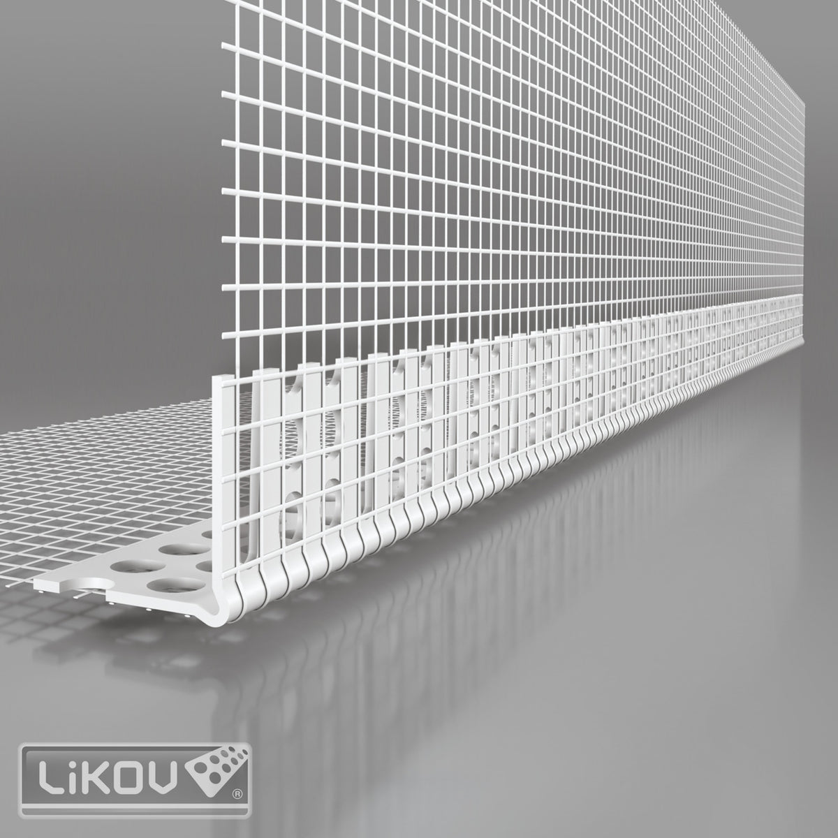 Flexible uPVC Arch Bead with Mesh 2.5M — Elite Tiles LTD