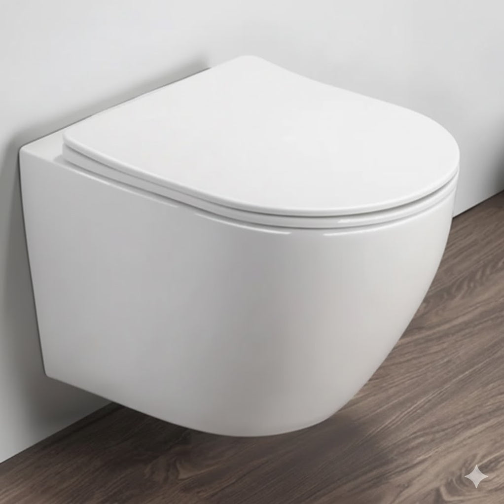 Vienne Wall Hung WC Pan – White — Elite Tiles LTD