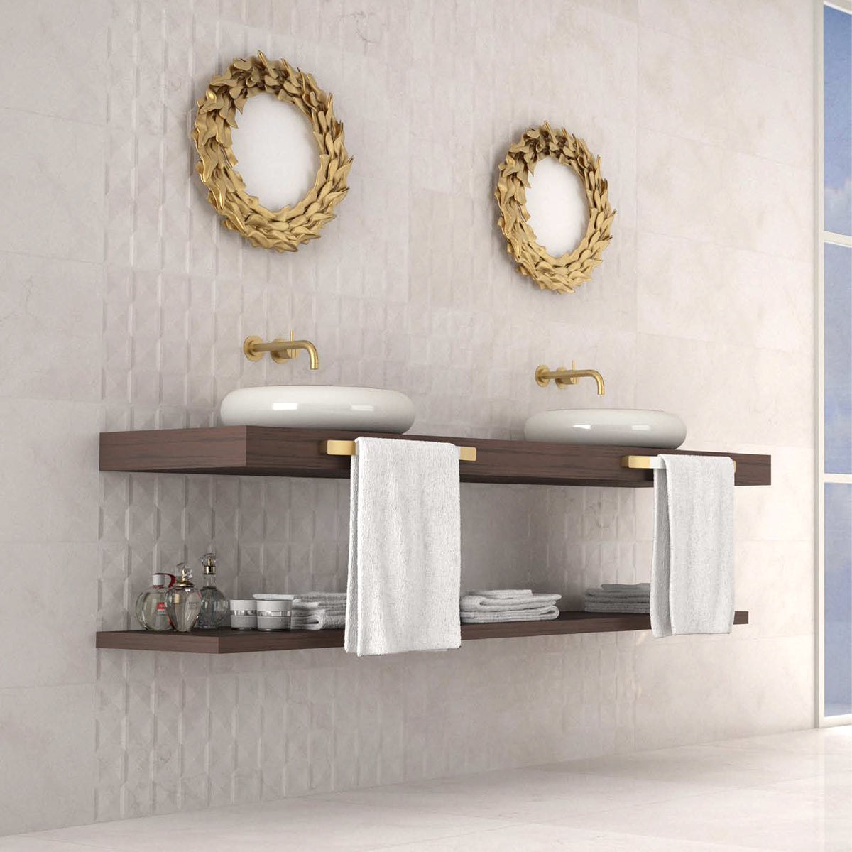 CAPITAL MARFIL DADOS DECOR 33X90 PORCELAIN SPANISH WALL TILES — Elite ...