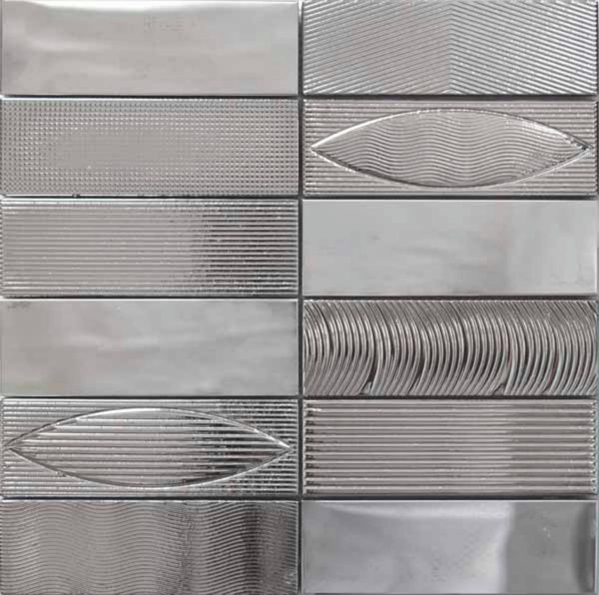 Geo Inox 30x30 DECORATIVE MOSAIC TILES — Elite Tiles LTD