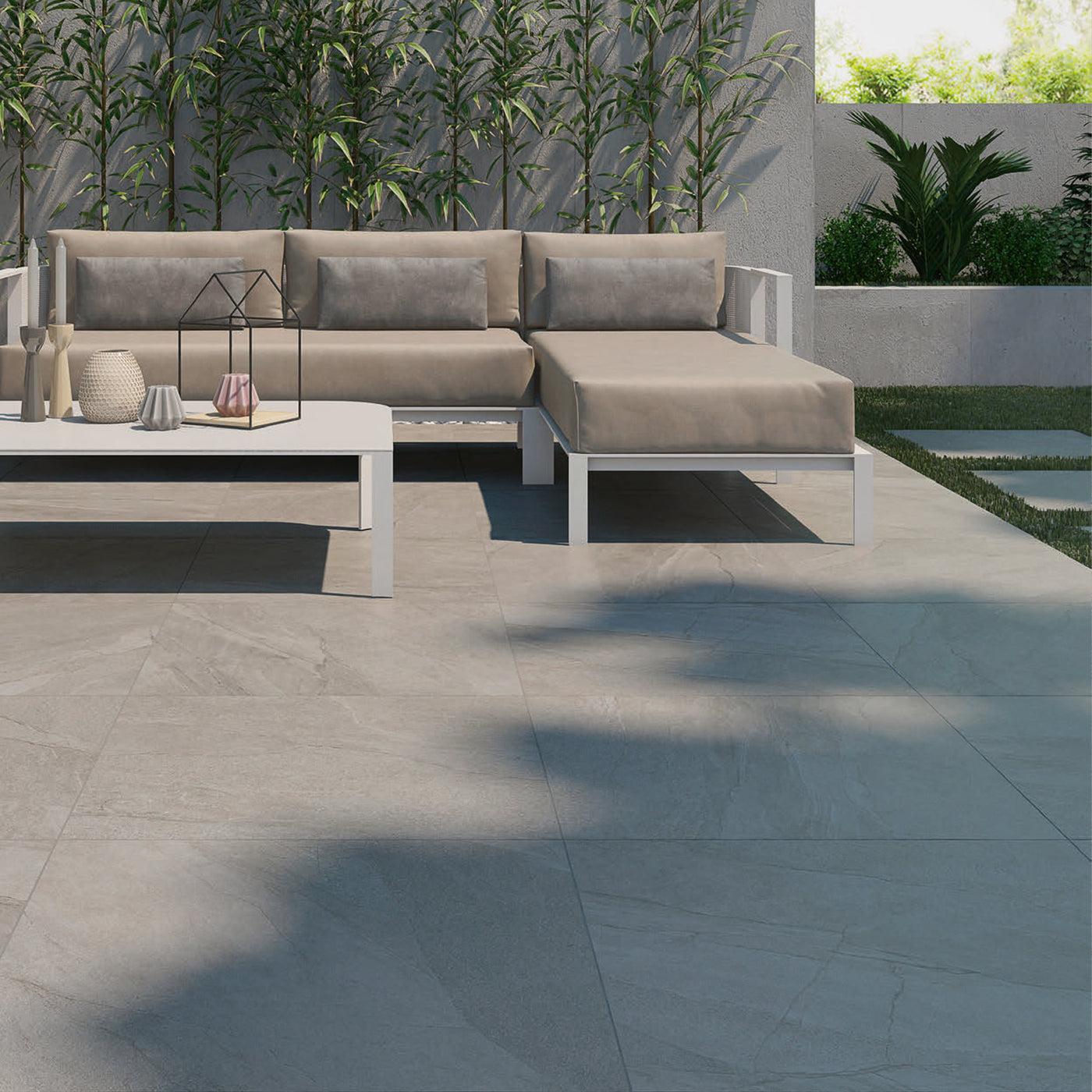 HALLEY TAUPE 90X90 SPANISH PORCELAIN TILES INDOOR&OUTDOOR SUITABLE FOR ...
