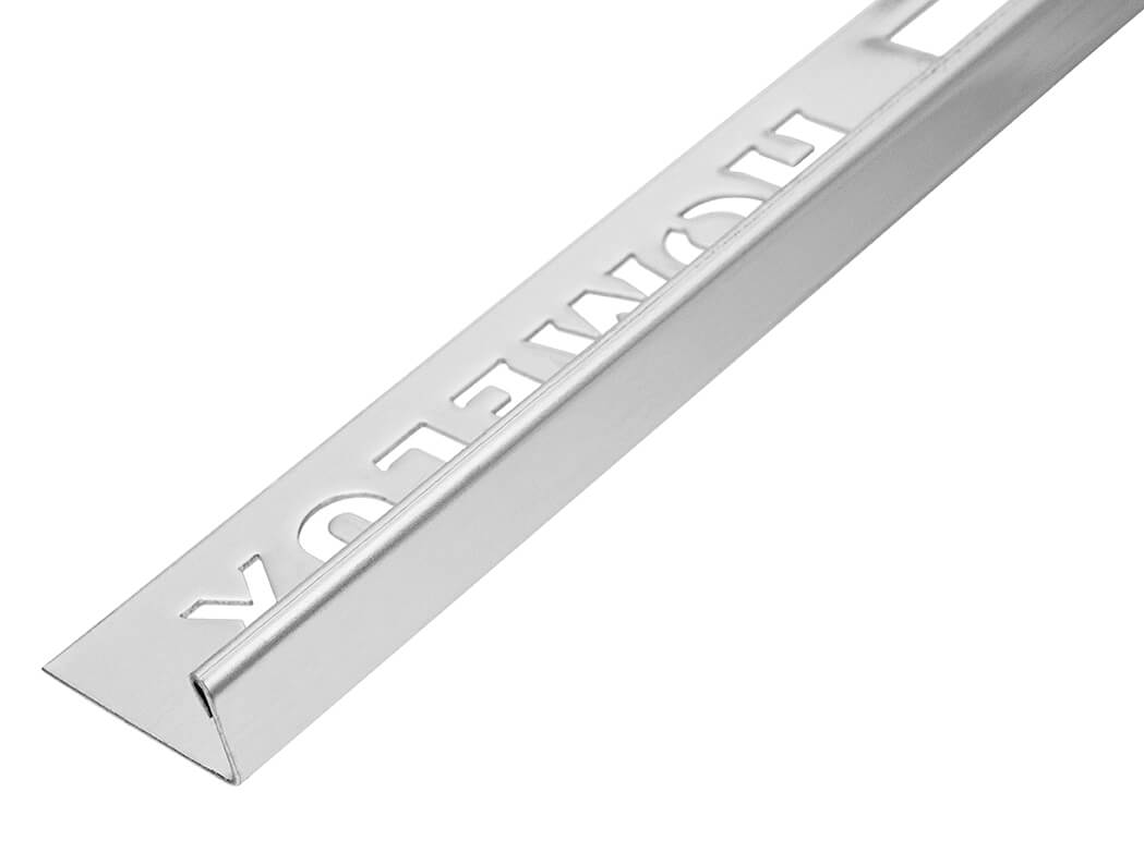 Polished Silver Metal Straight Edge Tile Trim 12.5mm 2.5M HPJT125 POL ...