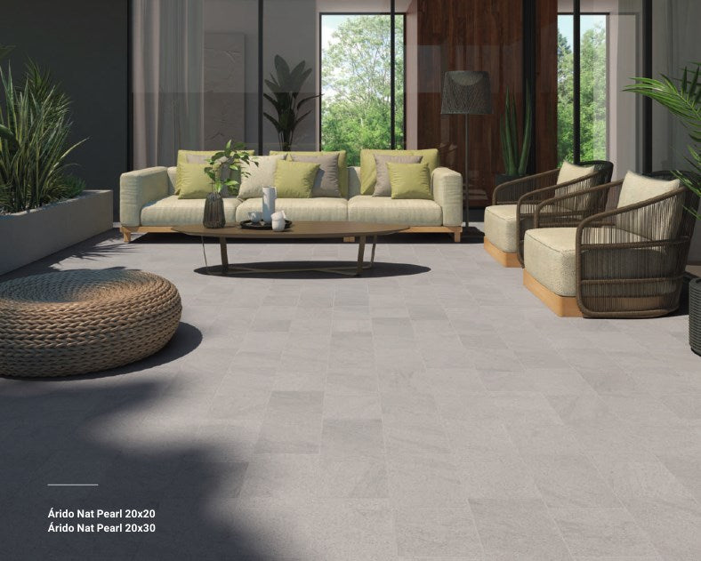 ARIDO NAT BLACK 20X30 2CM OUTDOOR PORCELAIN SPANISH TILES — Elite Tiles LTD